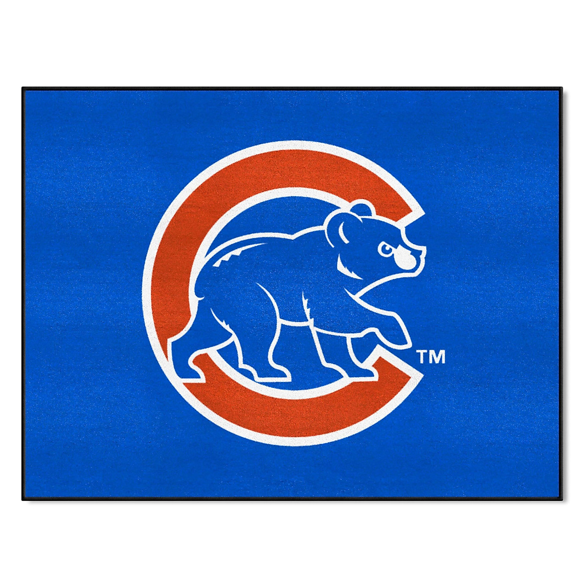 FANMATS 29134 Chicago Cubs All-Star Rug - 34 in. x 42.5 in. Sports Fan Area Rug, Home Decor Rug and Tailgating Mat