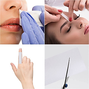 800 Pieces Large Non Woven Wax Strips 7.5 x 2.6 Inches Body and Facial Hair Removal Waxing Strips Soft Waxing Paper Sheets