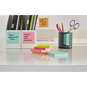 Post-it Note Dispenser, Vertical, Black with Grey (ABS-330-B)