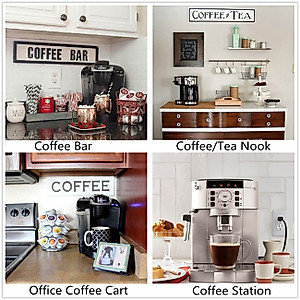 Coffee Spoon Rest and Spoon, Ceramic Coffee Spoon Holder, Small Spoon Rest for Coffee Stirrers, Teaspoon, Bar Spoon, Coffee Bar Accessories, Coffee Station Décor (Modern+Neutral Packing)