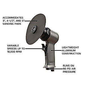 JET JAT-700 Pneumatic Mini Disc Sander (505700)