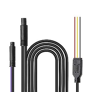 PORMIDO Hardwire Kit for PRD61 Carplay Mirror Dash Cam, Low Voltage Cut-Off for Vehicle Battery Protection