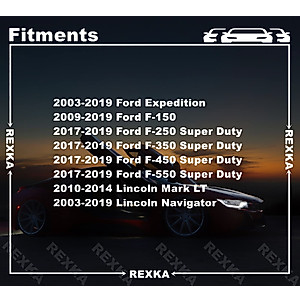 Rexka 50pcs Radiator Shroud Air Deflector Cowl Grille Retainer Clip W708771-S300 Compatible with Ford Expedition F-150 F-250 F-350 F-450 F-550 Lincoln Mark LT Navigator W708771S300