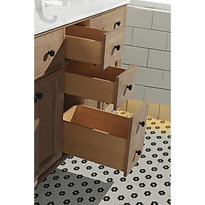 Ari Kitchen & Bath Annie 55" Bathroom Vanity Weathered Fir