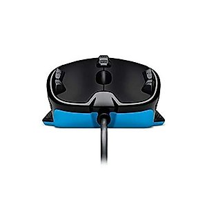 Logitech G300s Wired Gaming Mouse, 2,5K Sensor, 2,500 DPI, RGB, Lightweight, 9 Programmable Controls, On-Board Memory, Compatible with PC/Mac - Black