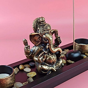 YYW Tabletop Buddha Zen Garden Incense Holder Ornament Incense Burner Sticks Incense Holder for Decor Meditation Relax (Elephant)