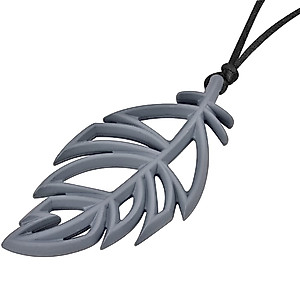 Chewing Necklace Made of Soft Silicone,Sensory Chew Necklaces for Adults Kids Boys and Girls - Pure Silicone,Daily Wear Chewable Necklace for Toddlers/Teenagers/Students,Oral Motor Chewy Tools