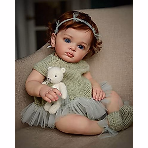 Angelbaby Realistic Reborn 24" Toddler Doll - Soft, Weighted & Lifelike for Children Gifts
