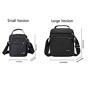 KL928 Men's Messenger Bag - Crossbody Shoulder Bags Travel Bag Man Purse Casual Sling Pack for Work Business