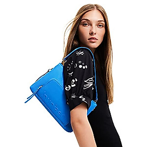 Desigual Accessories PU Across Body Bag, Blue