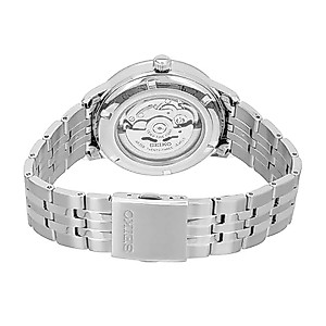 SEIKO Men's Analog Automatic Watch with Stainless Steel Strap SRPH87K1, Blue