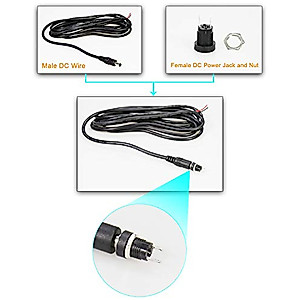 Seagenck RV Led Awning Party Light, Led Awning Strip Light for Camper Motorhome Travel Trailer Concession Stands Food Trucks, Light Up Canopy Area for BBQ Play Cards, 5m(16.4ft), Dc 12v, Red