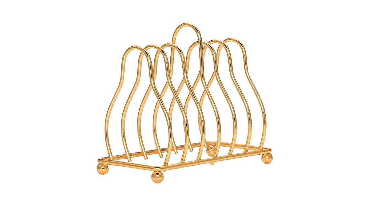 6 Slice Stainless Steel Toast Rack for Perfect Breakfast