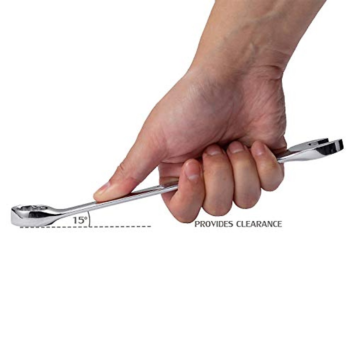 Kendo 10-Pieces Combination Wrench Set – SAE 5/16" up to 1", Chrome Vanadium Steel 12 Point Box and Open Ends Spanner Set for Mechanics – Roll-up Storage Pouch Included