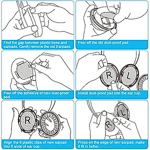 ELZO Replacement Earpads Compatible for Bose NC700/Bose QuietComfort Ultra, Premium Softer Leather Cushions, High-Density Noise Cancelling Foam (Black)