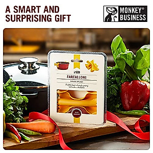 Farfalloni-Shaped Pot Holders | Pot Holders for Kitchen Cookware | Silicone Oven Grips| Fun Kitchen Gadgets | from a Collection of Different Pasta-Shaped Unique Kitchen Gadgets | by Monkey Business