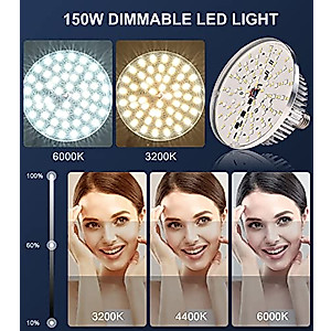 LED Softbox Lighting Kit, Zingbabu 20'' x28'' RGB Softbox Kit with 3200-6000K Led Bulb and Lighting Stand for YouTube Video Photography