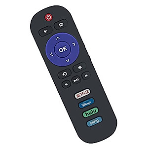 Replacement Remote Control Applicable for TCL Roku TV 65S535 50S535 50S423 32S325 55S423 49S325 55S535 40S305 43S325 43S425 43S423 65S425 43S525 32S327 65S405 49S515 65S423 40S325 55S425 49S403 75S435