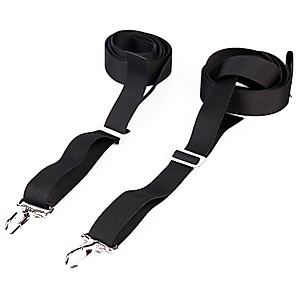 Leader Accessories Pacific Blue 3 Bow 6'L x 46" H x 73"-78" W Bimini Top Boat Cover includes 4 Straps 2 Rear Support Poles Mounting Hardwares Storage Boot with 1" Aluminum Frame