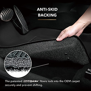 3D MAXpider Custom Fit Kagu Floor Mat (Black) Compatible with Toyota GR Supra / BMW Z4 2020-2025 - R1