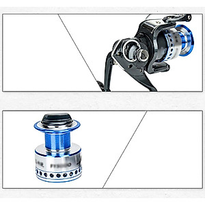 LLJPYX7L Smooth Fishing Spinning Reel, Lightweight Salt Water Reel, 13 Stainless Steel Bearings, Sealing Resistance, Lightweight All-Metal Design (Color : 7500)