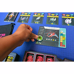Renegade Game Studios Warp's Edge | A Solo bag-building Game of Epic Space Combat for Ages 10+