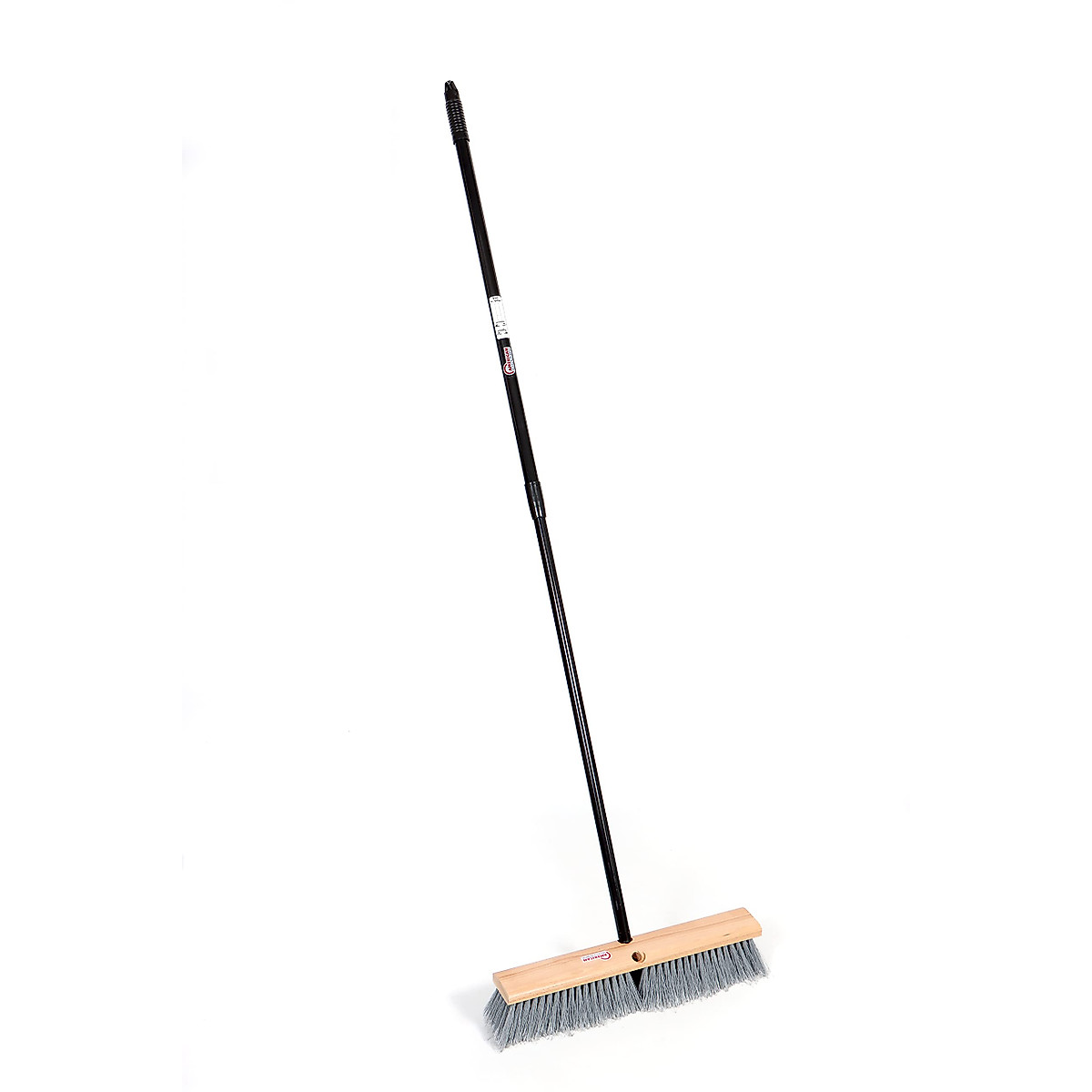 American Select Tubing PBSE18001 18" Smooth-Surface Push Broom with Sturdy Extendable Handle