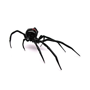 Glass black Widow Figurine Blown Glass Spider hand blown glasses BLACK WIDOW