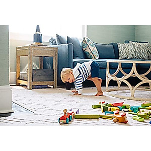 3 Piece Tegu Magnetic Racer Building Block Set, Orange