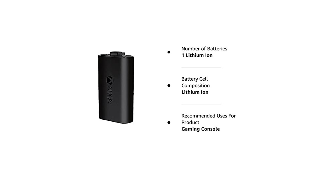 Original OEM Microsoft Xbox One Battery - High Capacity Rechargeable Power