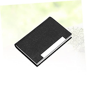 STOBOK 3pcs Purses Name Holder Stainless Steel Case Business