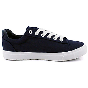 Laforst Next Gen Footwear Women's Christy 3327 Slip Resistant Sneaker, Navy, 9