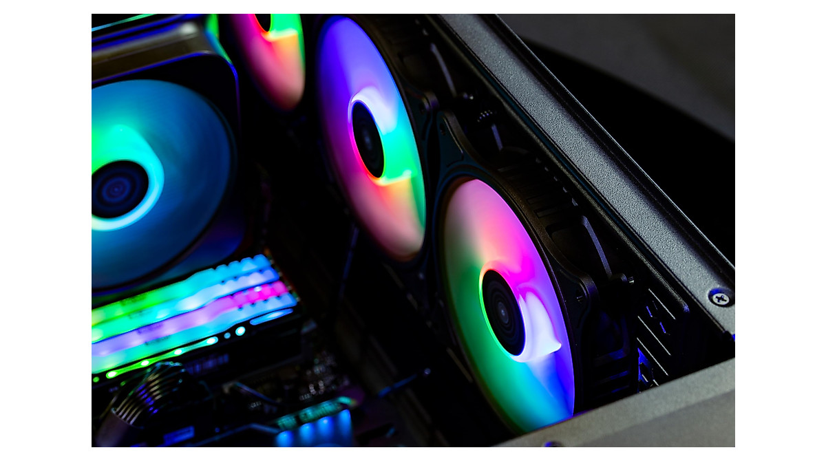 PCCOOLER ARGB 120mm Case Fans (3-Pack) - Quiet RGB Cooling