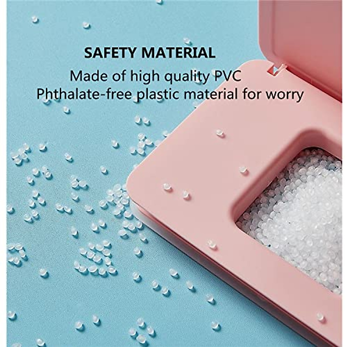 Wipes Dispenser Holder,Tissue Storage Box Case Wet Baby Wipes Case Baby Wipe Holder with Lid for Home Office Desk, Dorm, Kitchen, Washroom, Vanity (White+Pink)