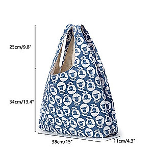 YARWO Knitting Yarn Bag, Tote Bag for Knitting Needles, Yarns and Unfinshed Project, Sheep (Bag Only, Patented Design)