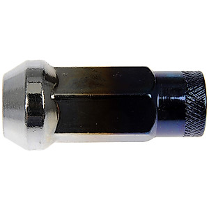 Dorman 713-385T Ti-Blue Open End Knurled Wheel Nuts Compatible with Select Models, 20 Pack