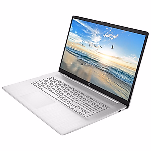HP 17 17.3" HD+ Touchscreen Business Laptop Computer[Windows 11 Pro], 12th Gen Intel 10-Core i7-1255U, 64GB RAM, 6TB PCIe SSD, Iris Xe Graphics, Numpad, Wi-Fi, BT, HDMI, Long Battery Life, w/Battery