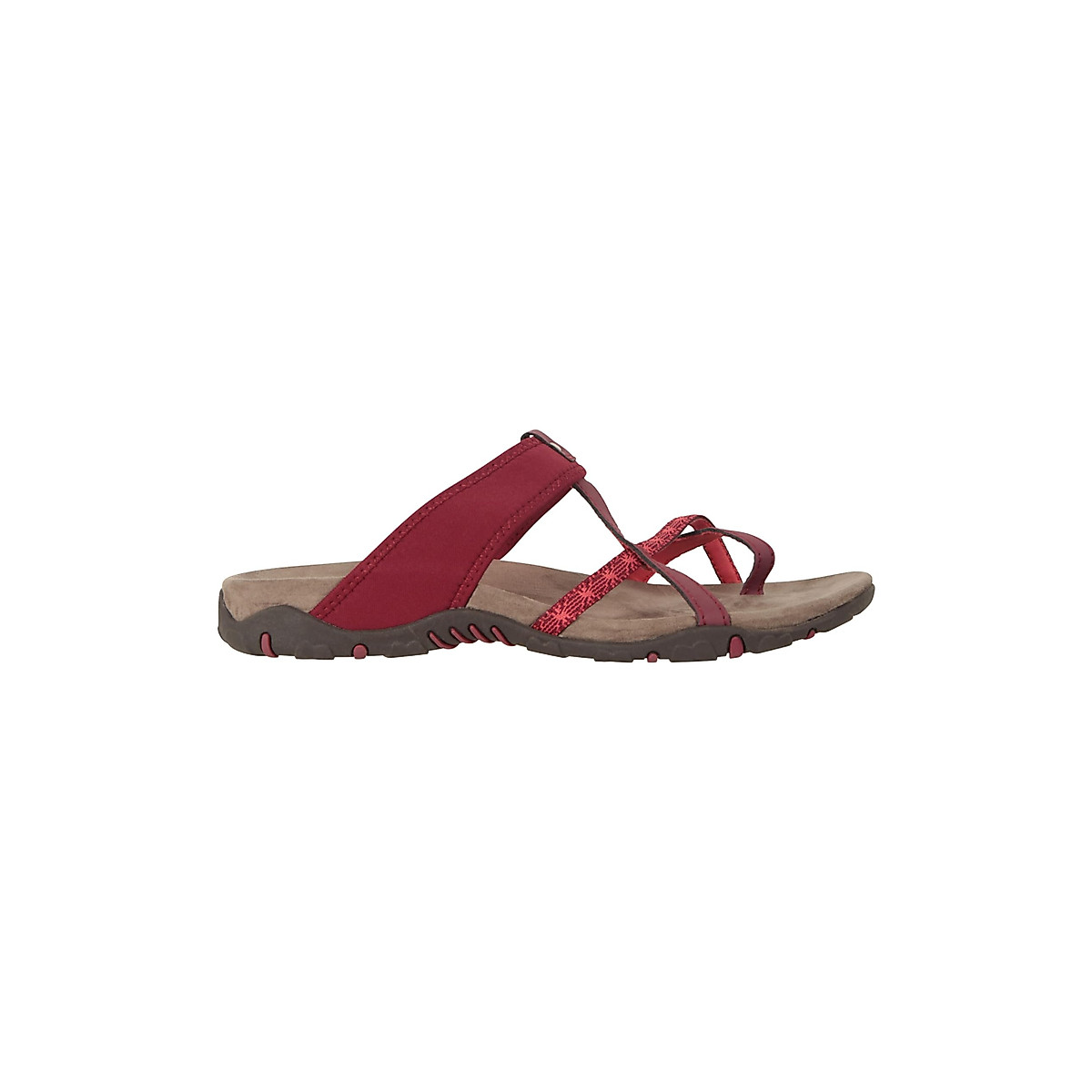 Mountain Warehouse Marbella Womens Sandals Dark Pink Womens Shoe Size 8 US