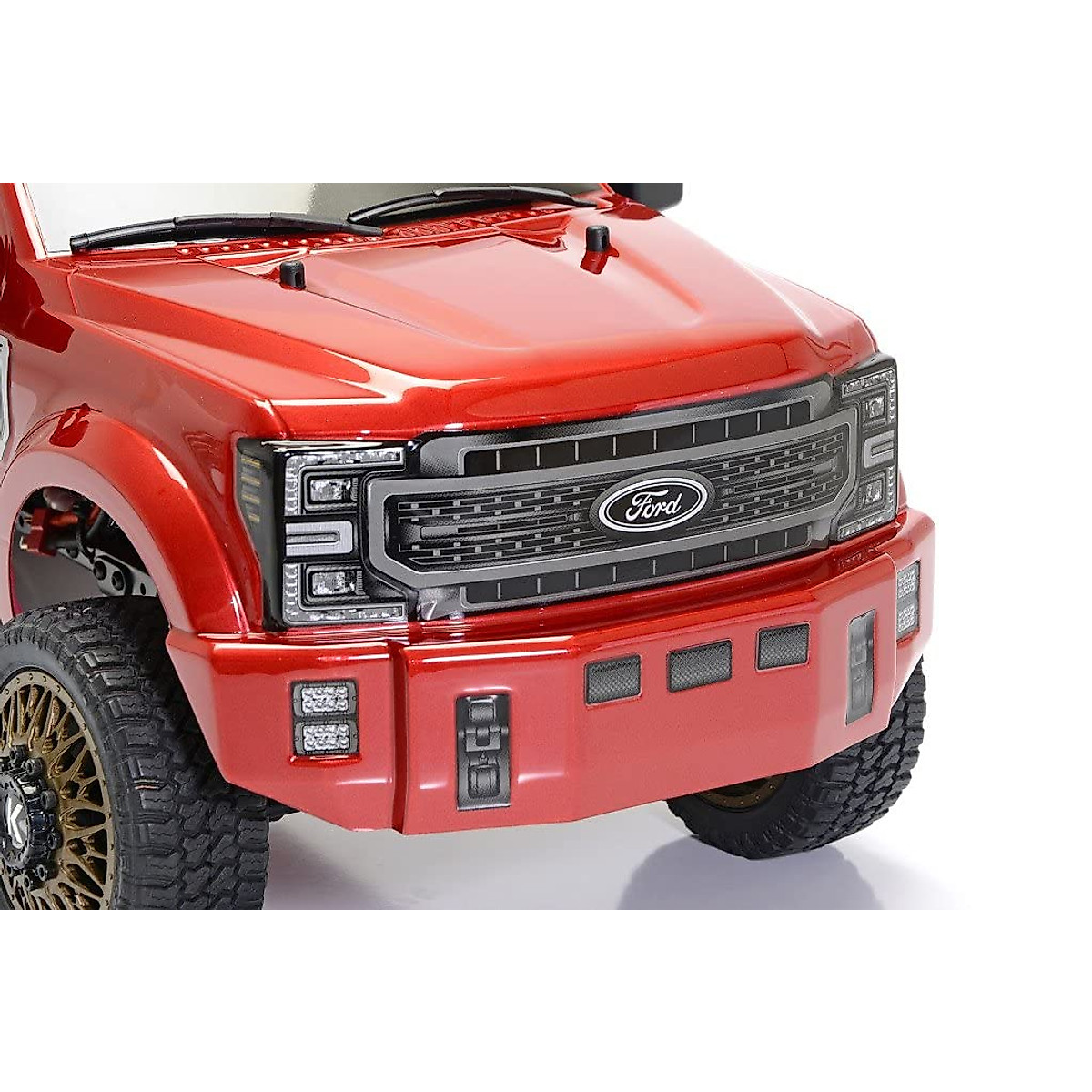 CenRacing 8982 Ford F450 SD 1/10 4WD RTR (RED Candy Apple) Custom Truck DL-Series