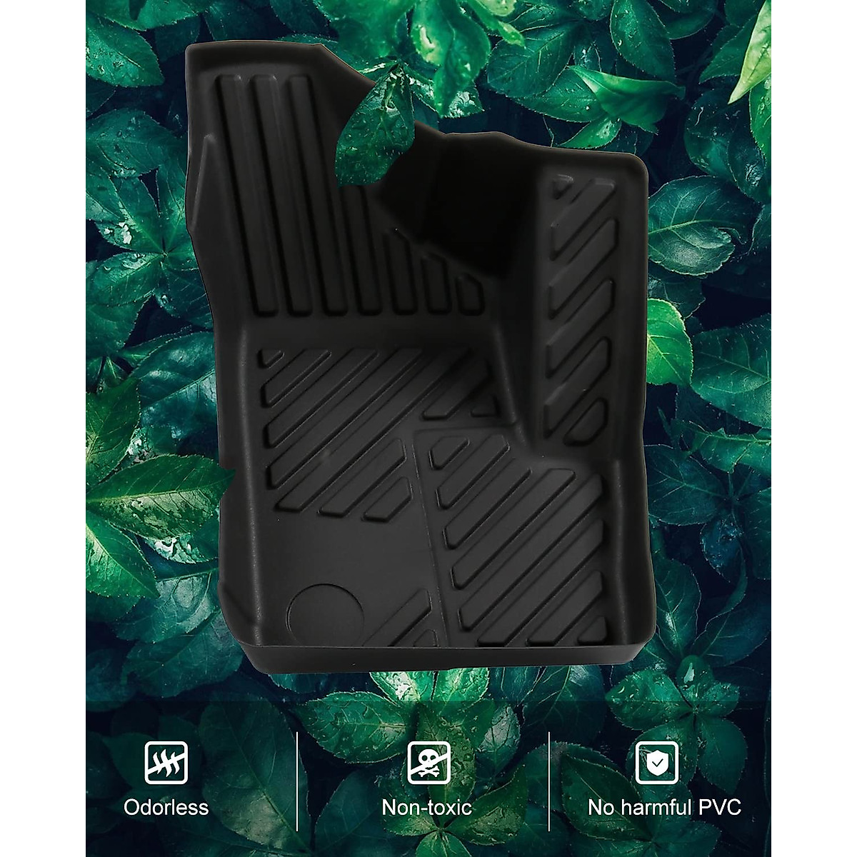 RZR Front Floor Mats, A&UTV PRO Floor Liners All Weather Protection Compatible for 2014-2023 Polaris RZR XP 1000 900 S XC Turbo 2 Doors Accessories Replace # 2880414