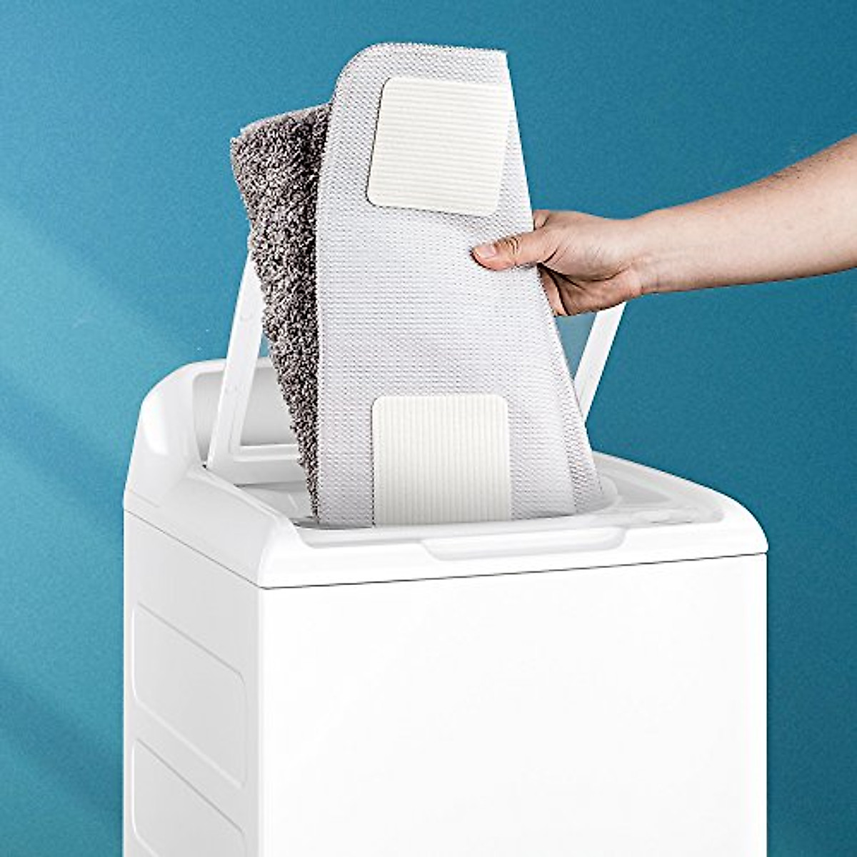 Home Techpro Rug Pads Grippers, 8 PCS Non Slip Washable Grippers, “Vacuum TECH” - New Materials to Anti Curling Rug Pad : Keep Your Rug in Place & Make Corner Flat and Easily Peel Off