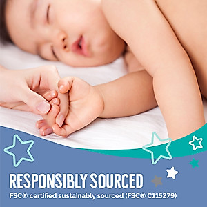 Seventh Generation Overnight Baby Diapers, Sensitive Protection, Size 6, 35+ lbs 17 Count, 4 Count (Pack of 1)