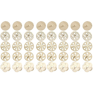 Toyvian 40 Pieces Wooden Wooden Spinning Tops Unfinished Wood Spinning Tops Kids Spinning Tops Toys Spinning Tops DIY