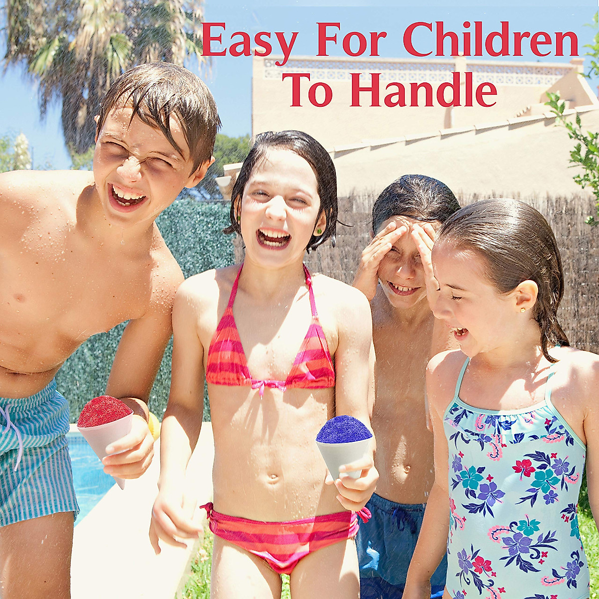 Upper Midland Products 250 Snow Cone Paper Cups Eco Friendly 4.5 Oz