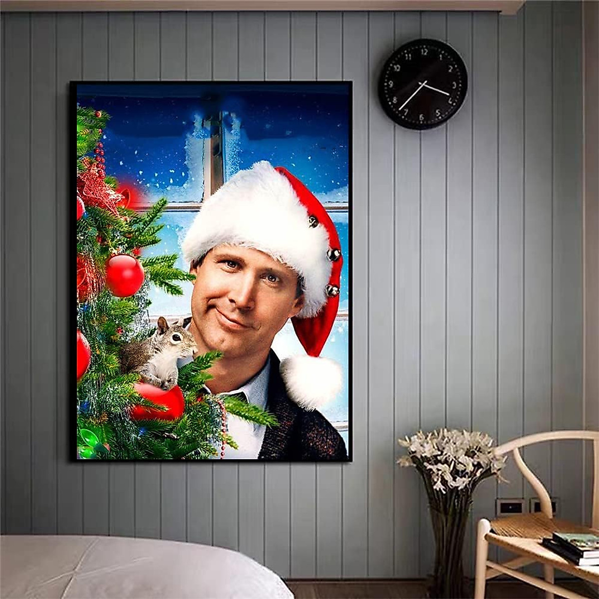 DIY 5D Diamond Painting by Number Kits,Full Drill Crystal Rhinestone Embroidery Pictures Arts Craft for Home Wall Decoration Christmas Vacation 12X16Inch