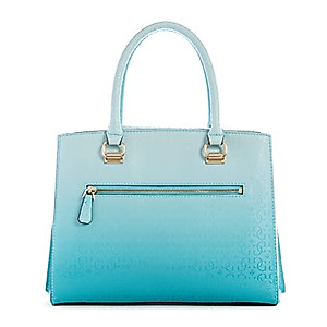 GUESS Alexie Girlfriend Satchel, Aqua Multi Ombre