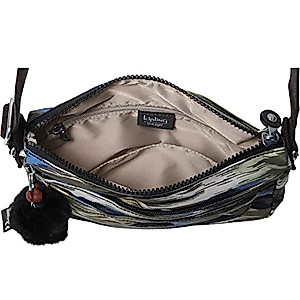 Kipling Women’s Sebastian Crossbody, Super Light, Durable Messenger, Nylon Shoulder Bag, Camo Charm