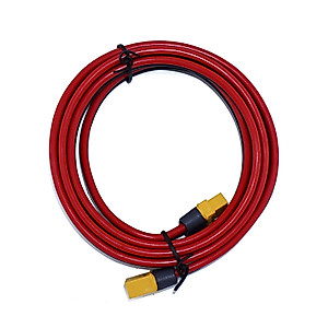 iHaospace XT60 Extension Cable 6FT 12AWG Male to Female for for RC Battery Portable Power Station Solar Panel Solar Generator