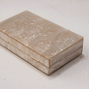 Dirmmis Woman New Wallet Fashion Solid Acrylic Bag Party Evening Bag Clutches Wedding Women Casual Handbag, Beige, normal size