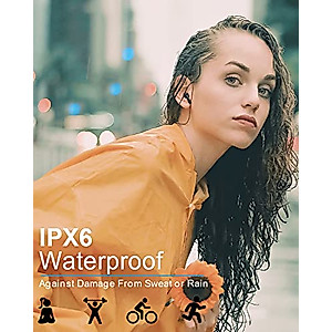 Wireless Earbuds Active Noise Cancelling, Bluetooth 5.1 Ear Buds Deep Bass 24H Playtime with 4 ENC Microphone for Call Clear, IPX7 Waterproof Earphones in-Ear Stereo Headphones for Sports Gaming Black